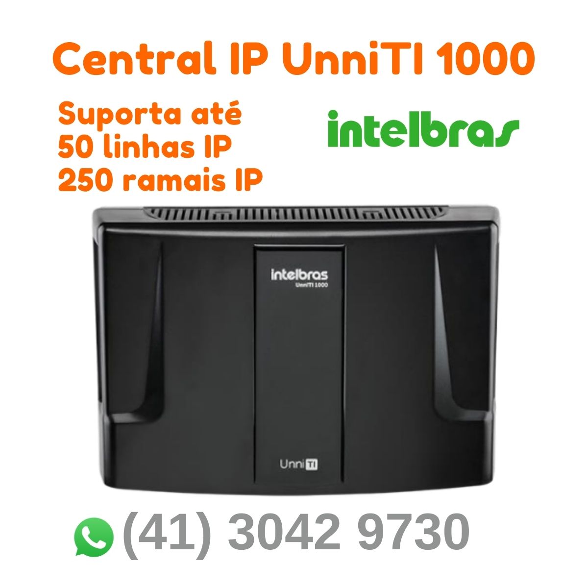 Central Telefônica UnniTI 1000 Intelbras | LTEC-TI